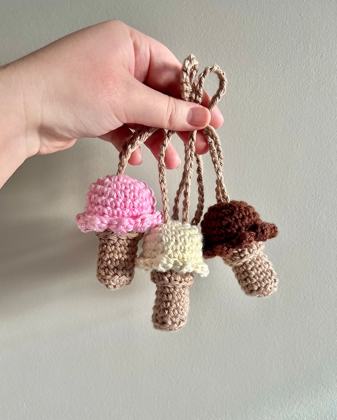 Crochet Pattern Ice Cream Chapstick Lighter Vape Holder - Etsy