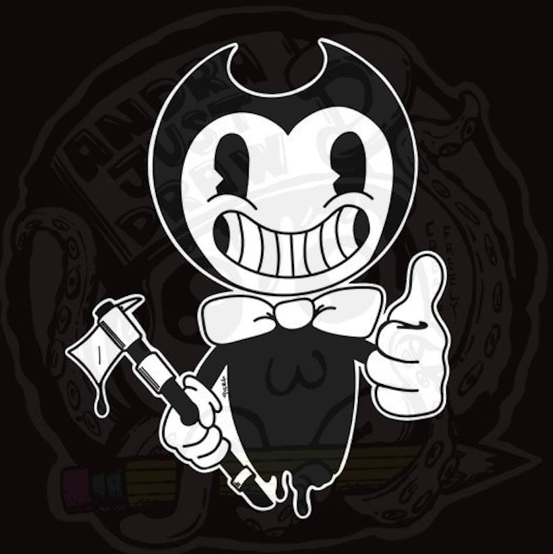Bendy and the Ink Machine Stickers: Holo Vinyl Decals - Etsy