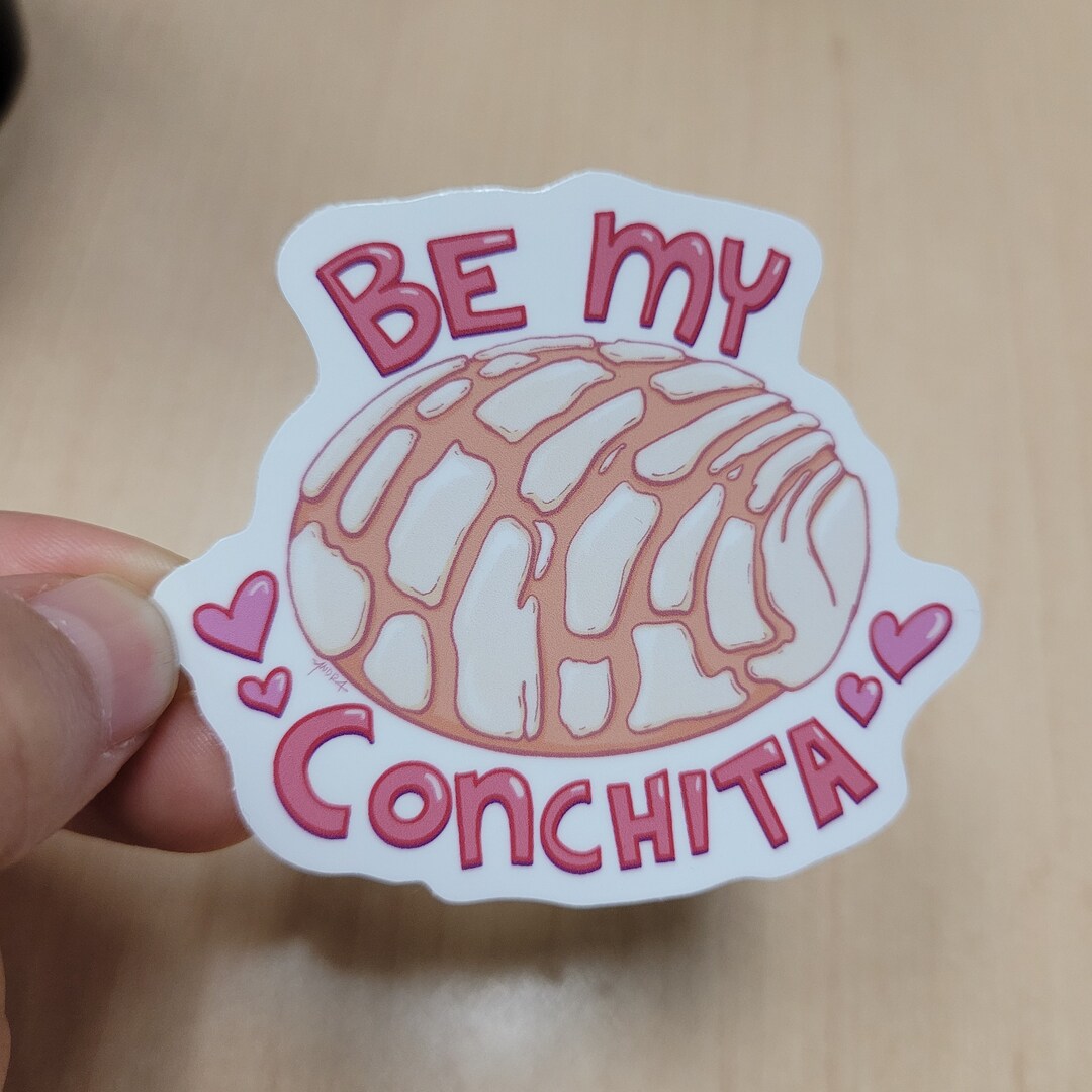 Pan Dulce Be My Conchita Concha Love Sticker - Etsy