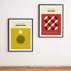 12 Design Principles Poster Bundle - Home Office School Decor ...