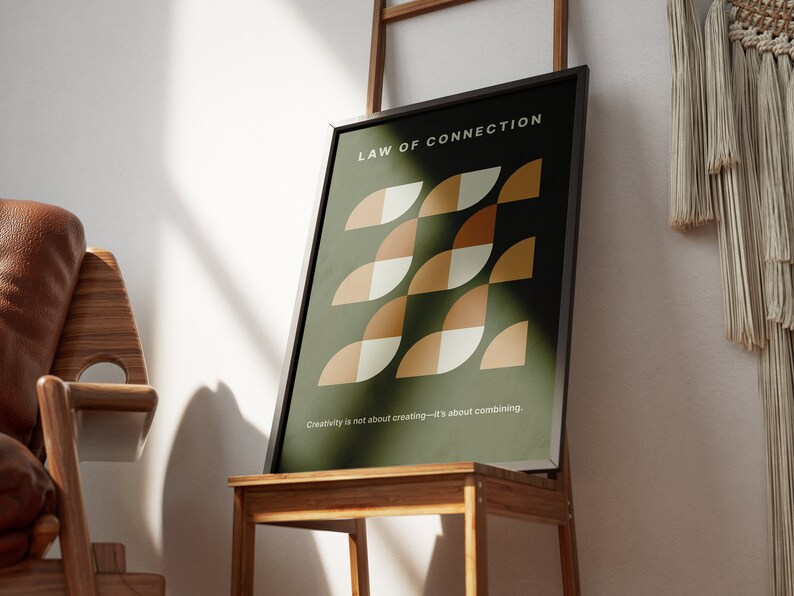 Law of Connection Printable Poster Law of Creativity Series ...