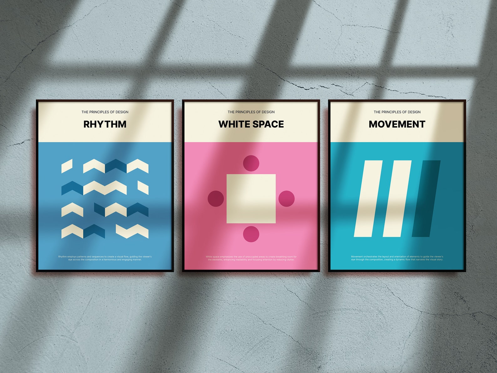 12 Design Principles Poster Bundle - Home Office School Decor ...