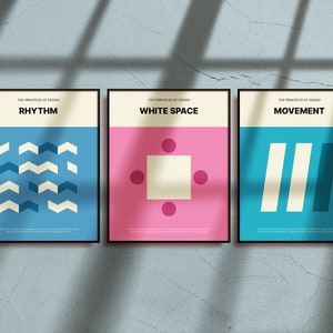 12 Design Principles Poster Bundle - Home Office School Decor ...