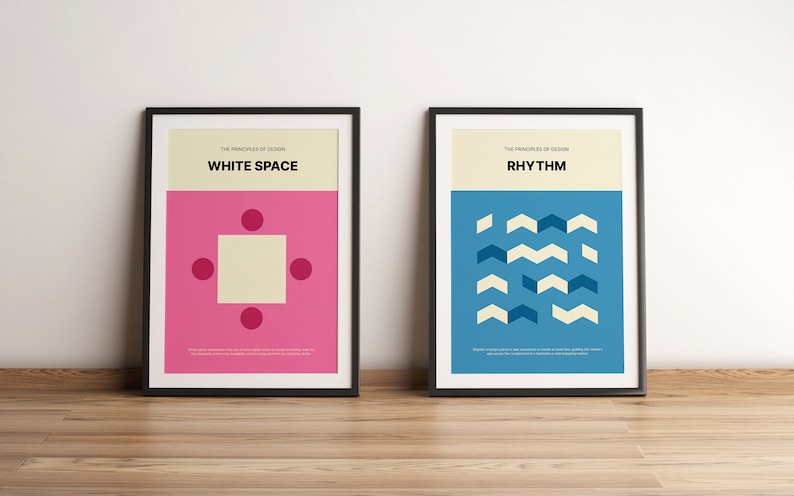 12 Design Principles Poster Bundle - Home Office School Decor ...