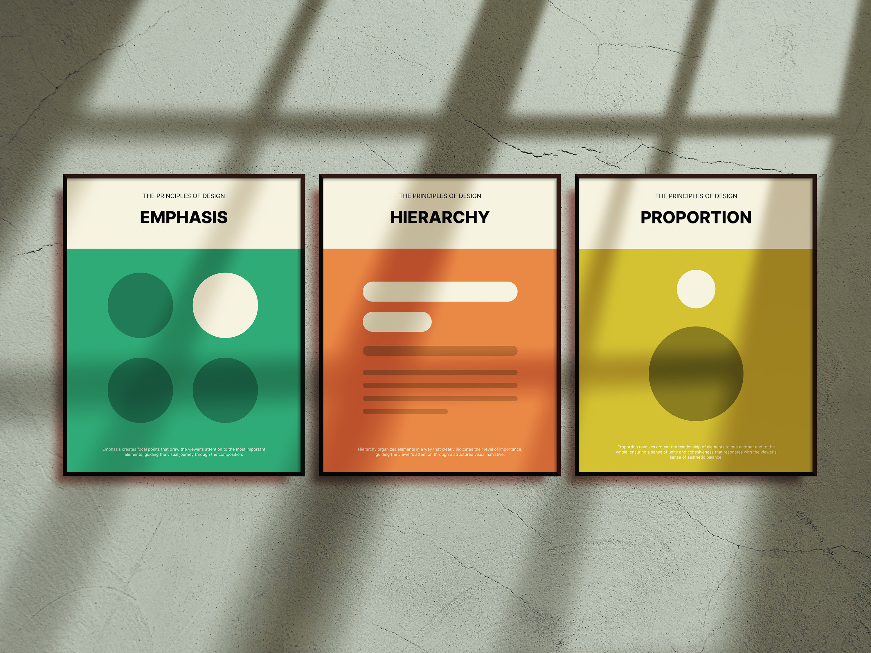 12 Design Principles Poster Bundle - Home Office School Decor ...