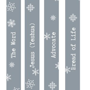 25 Names of Jesus Paper Chain PDF Download - Etsy