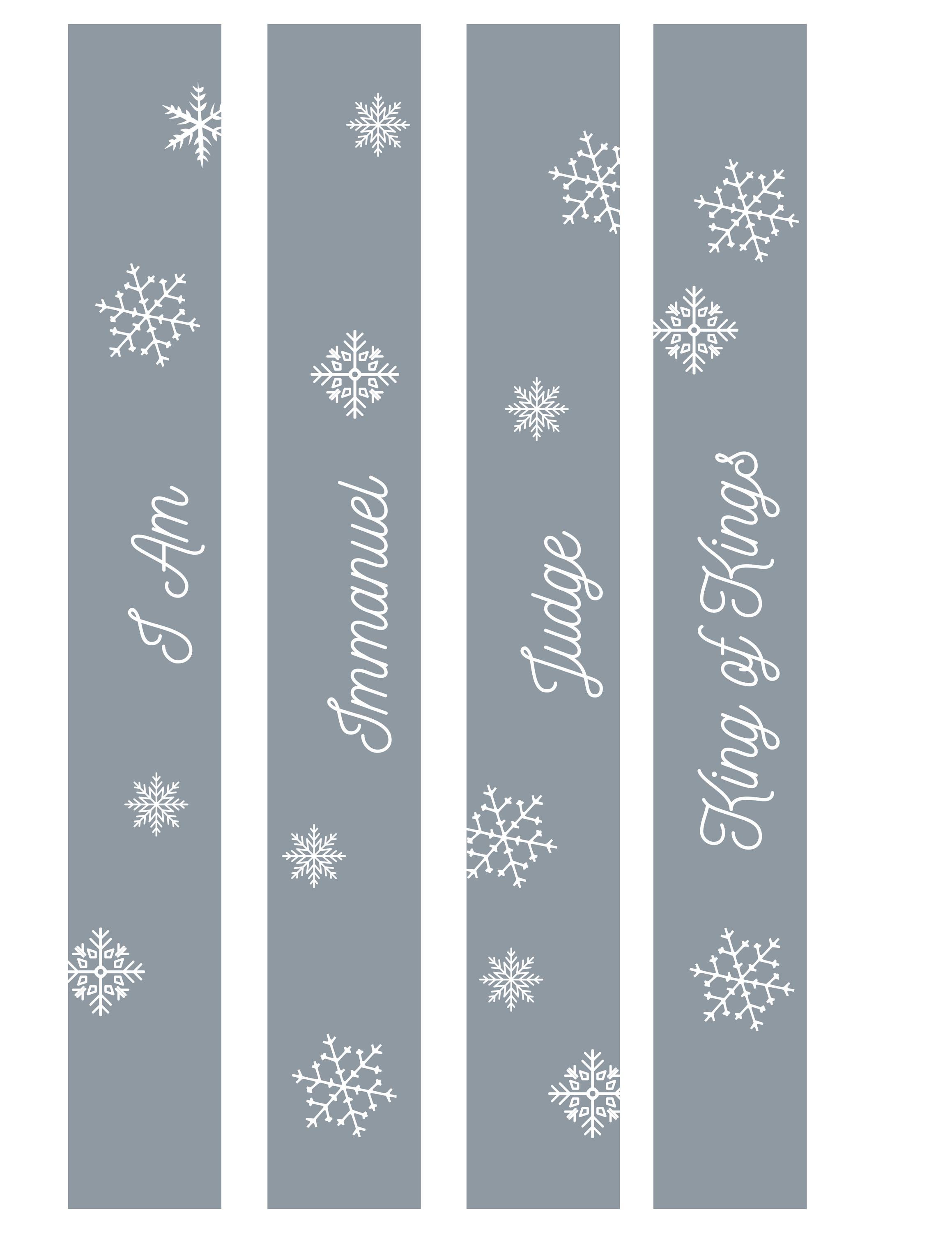Christmas Chain Names of Jesus PDF Download, Advent Count Down ...