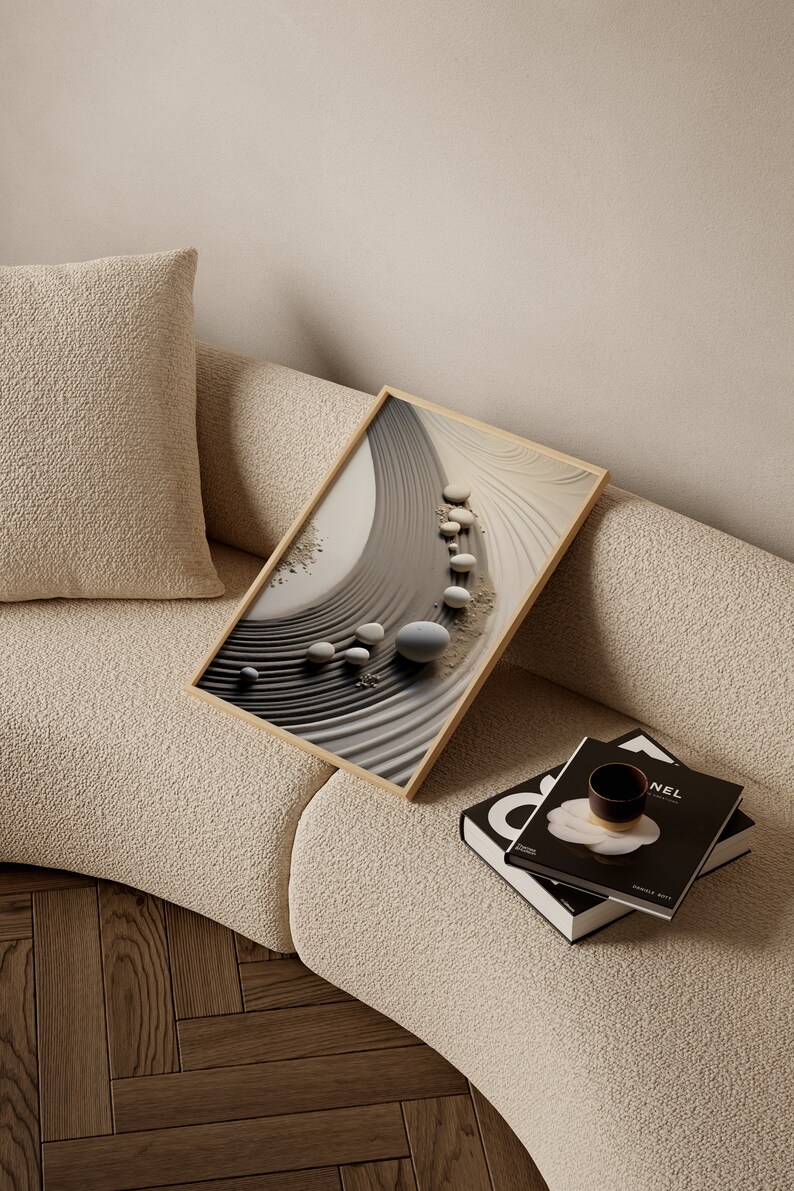 Abstract Zen Garden, Calming and Relaxing, Wall Art Digital Download - Etsy