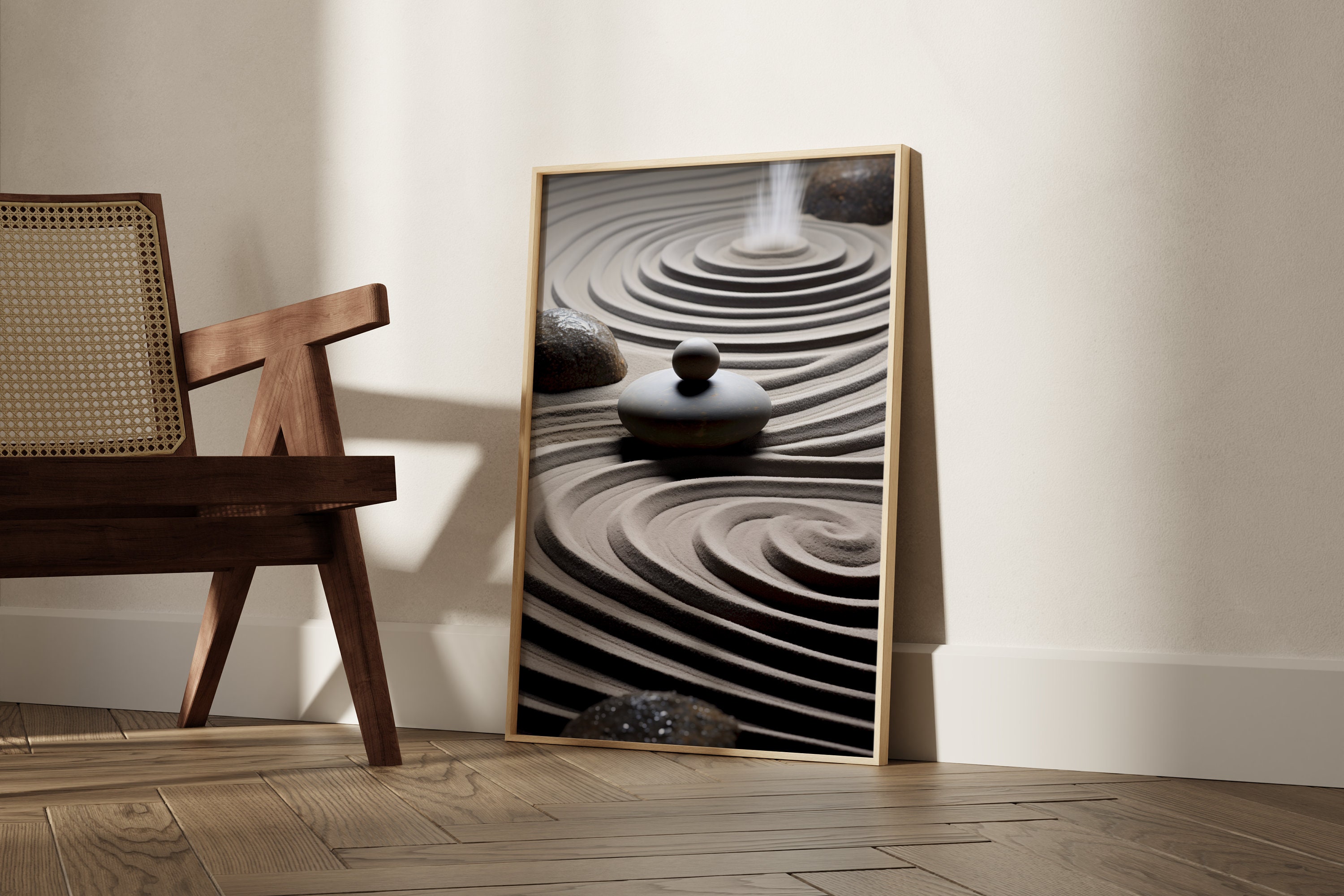 Zen Garden Minimalist Wall Art Digital Download - Etsy