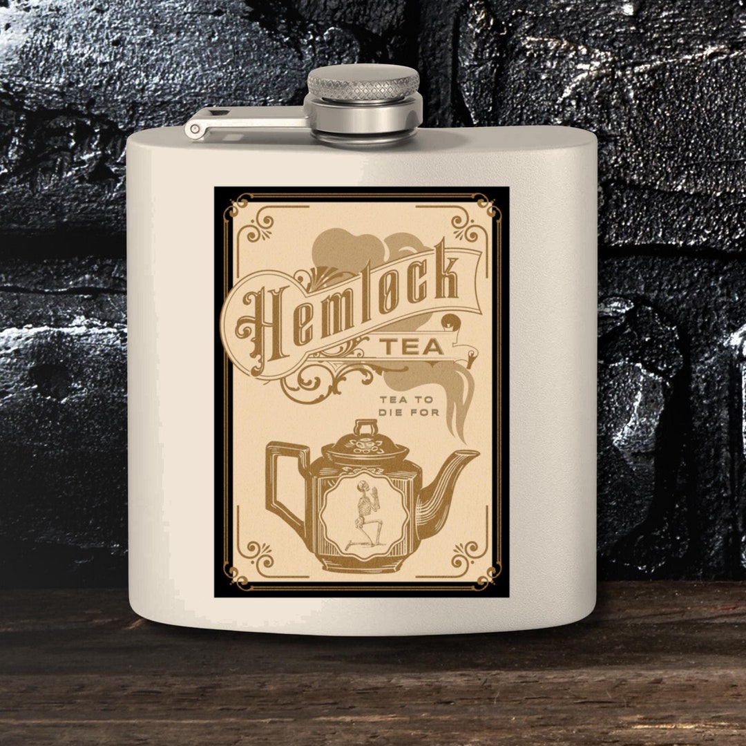 Hemlock Tea Flask: Vintage Style Stainless Steel Travel Mug - Etsy