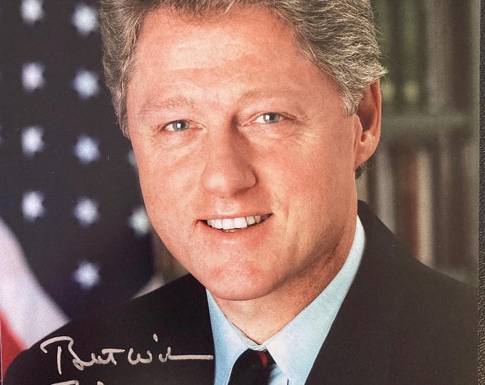 Bill Clinton President Signed 8x10 Photo COA & Hologram - Etsy