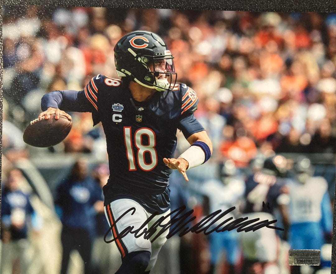 Caleb Williams Signed Chicago Bears 8x10 Photo COA & Hologram - Etsy