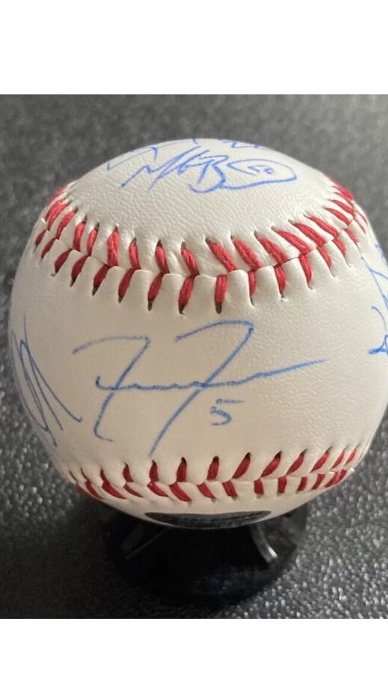 Shohei Ohtani Clayton Kershaw Freddie Freeman Mookie Betts Team Signed ...