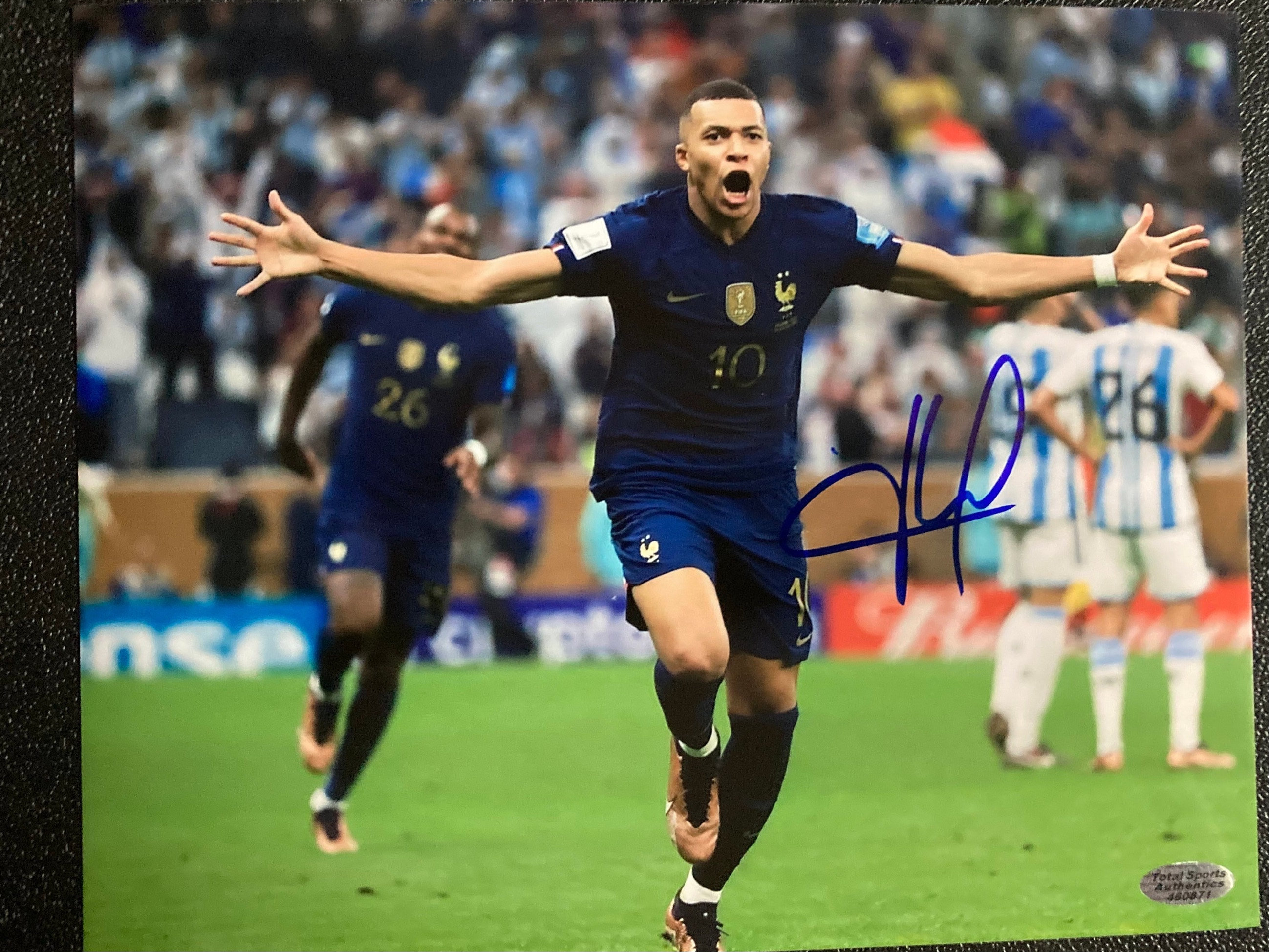 Kylian Mbappe Signed French National Team 8x10 Photo COA & Hologram - Etsy