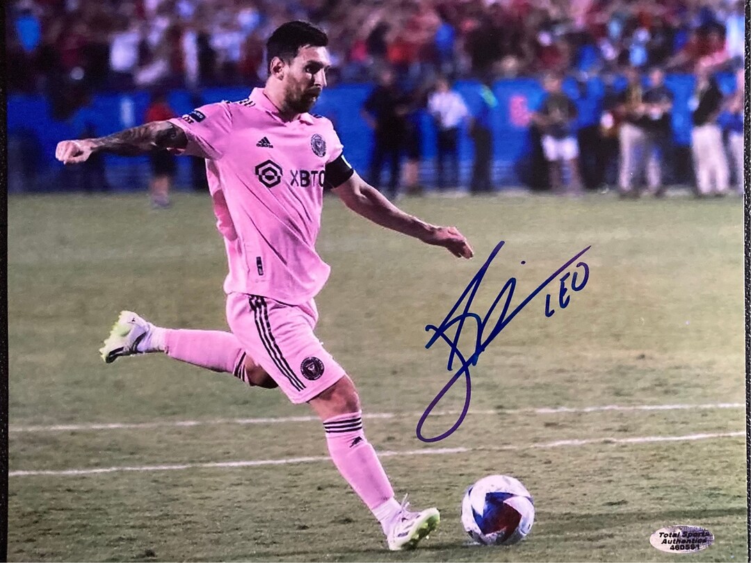 Lionel Messi Signed Inter Miami CF 8x10 Photo COA & Hologram - Etsy