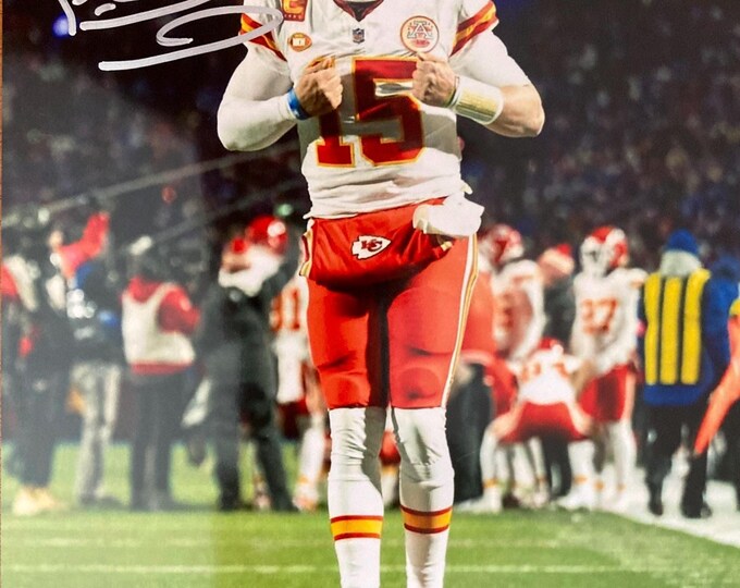 Patrick Mahomes Signed Kansas City Chiefs 8x10 Photo COA & Hologram - Etsy