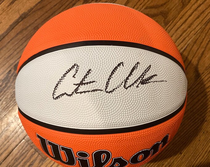 Caitlin Clark Indiana Fever Rookie of the Year Signed Wilson WNBA ...