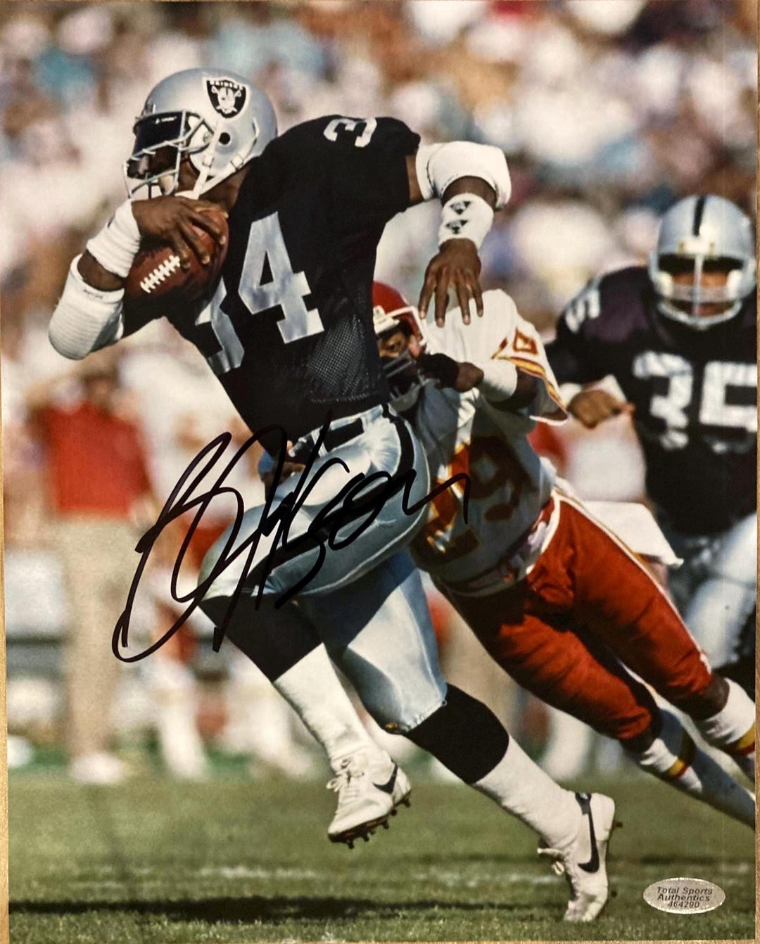 Bo Jackson Signed Los Angeles Raiders 8x10 Photo COA & Hologram - Etsy