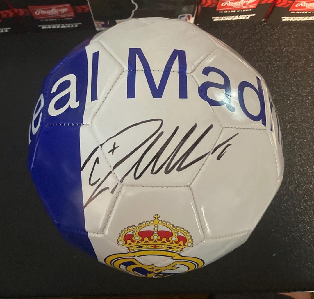 Cristiano Ronaldo Signed Real Madrid Soccer Ball COA & Hologram - Etsy
