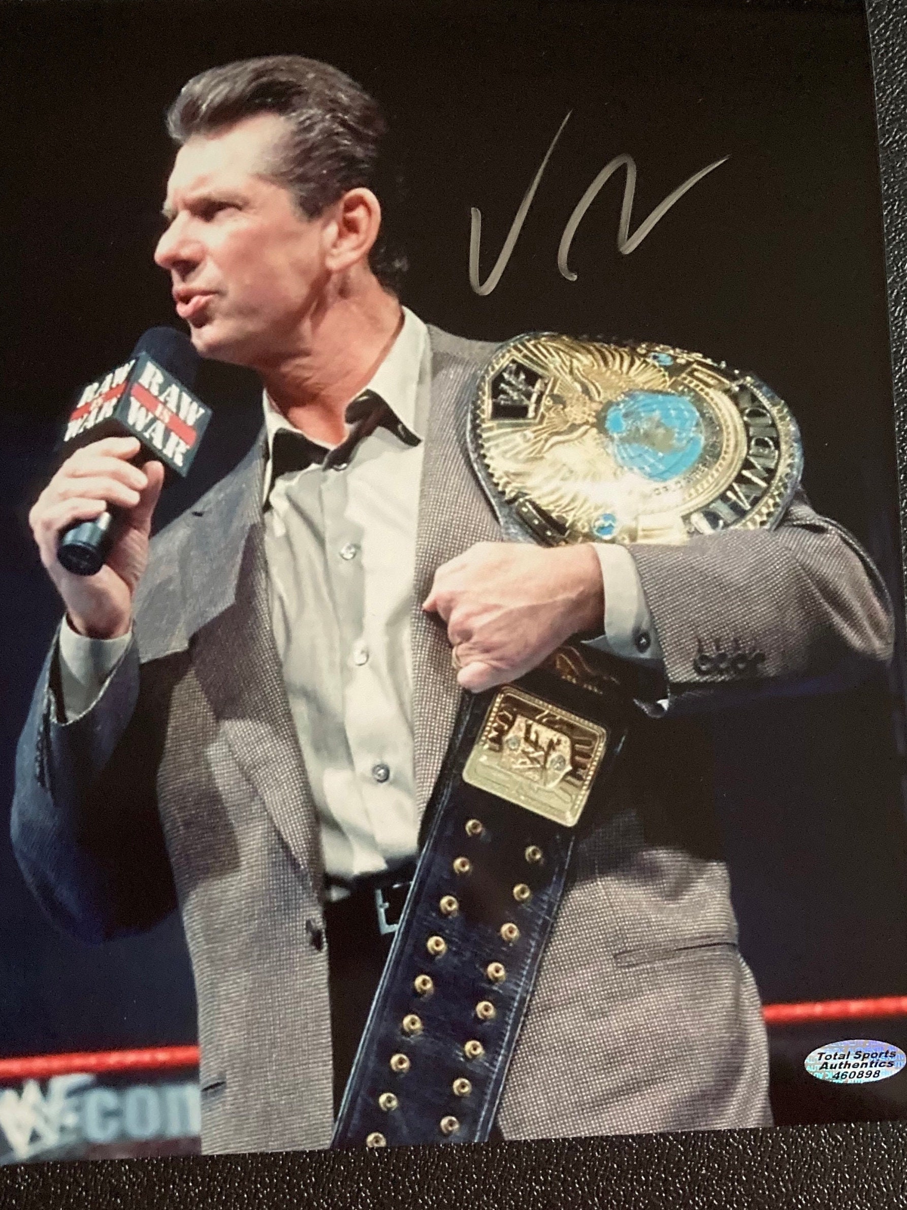 Vince Mcmahon Signed WWE 8x10 Photo COA & Hologram - Etsy