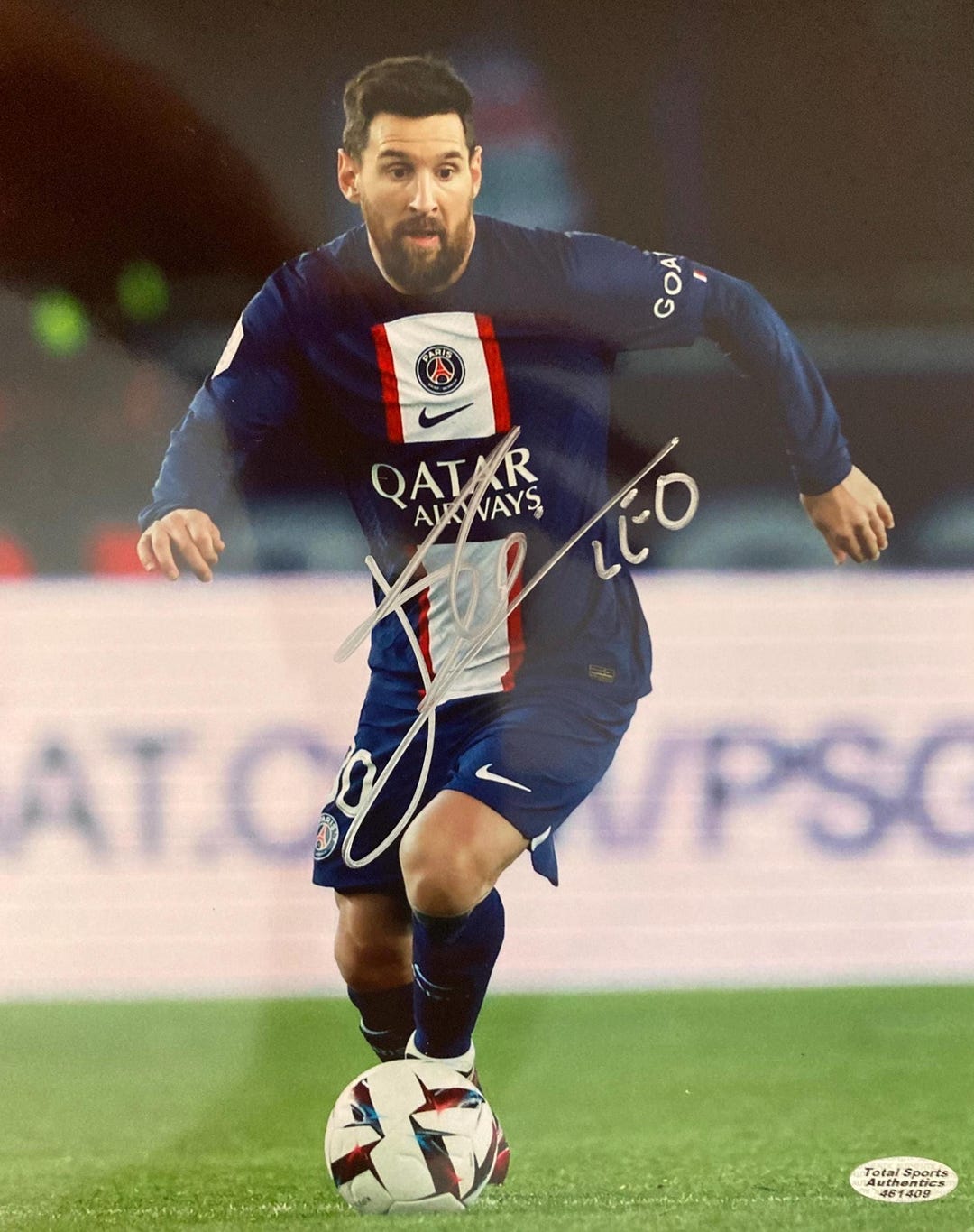 Lionel Messi Signed Paris Saint Germain 8x10 Photo COA & Hologram - Etsy