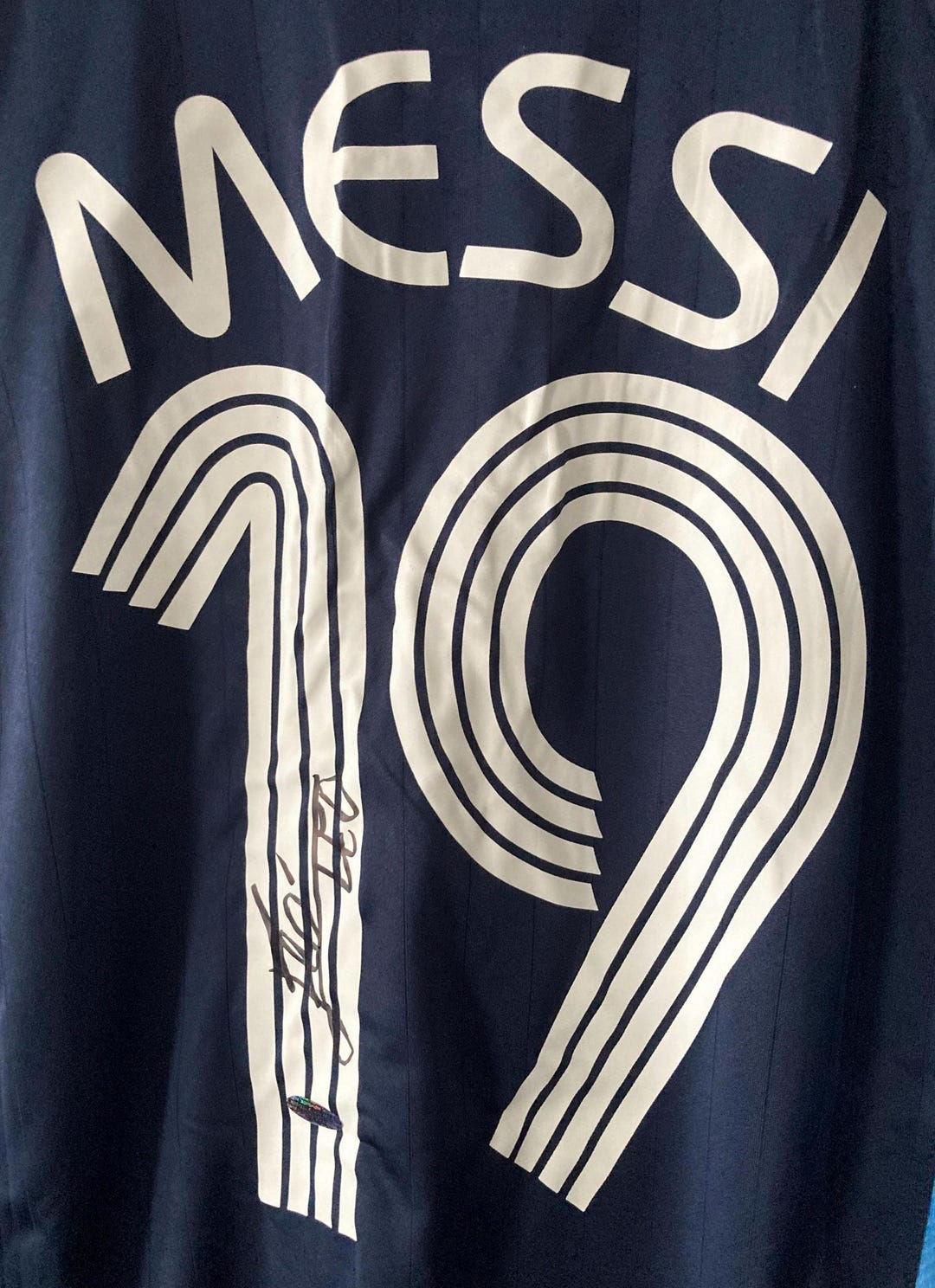 Lionel Messi Signed #19 Soccer Jersey COA & Hologram - Etsy