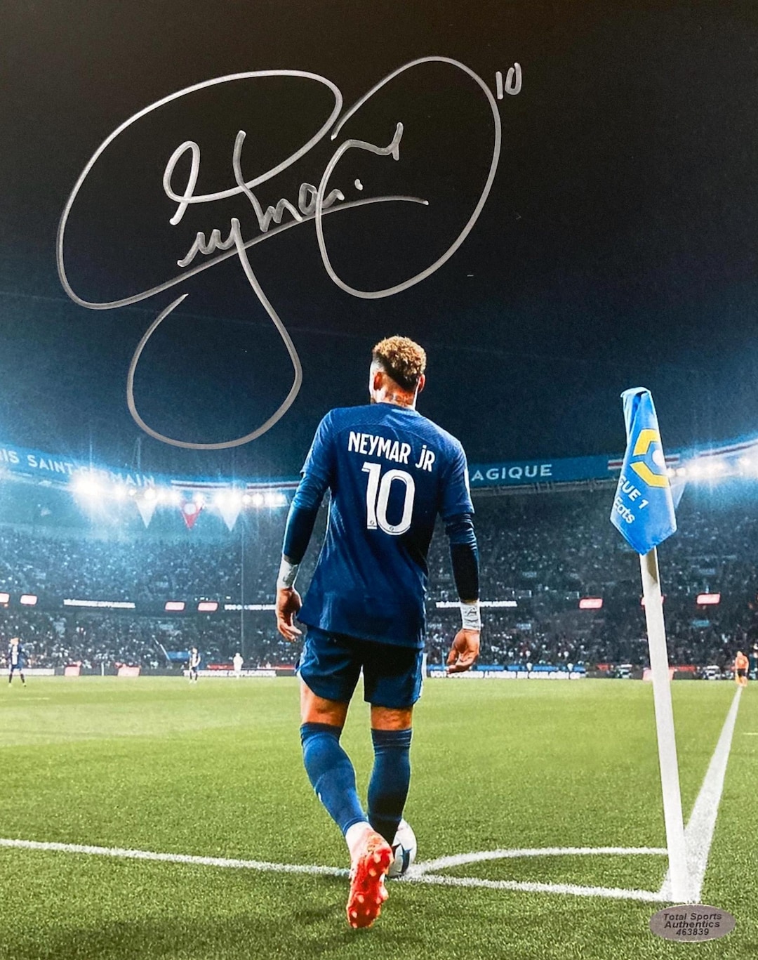 Neymar Jr Signed Paris Saint Germain 8x10 Photo COA & Hologram - Etsy