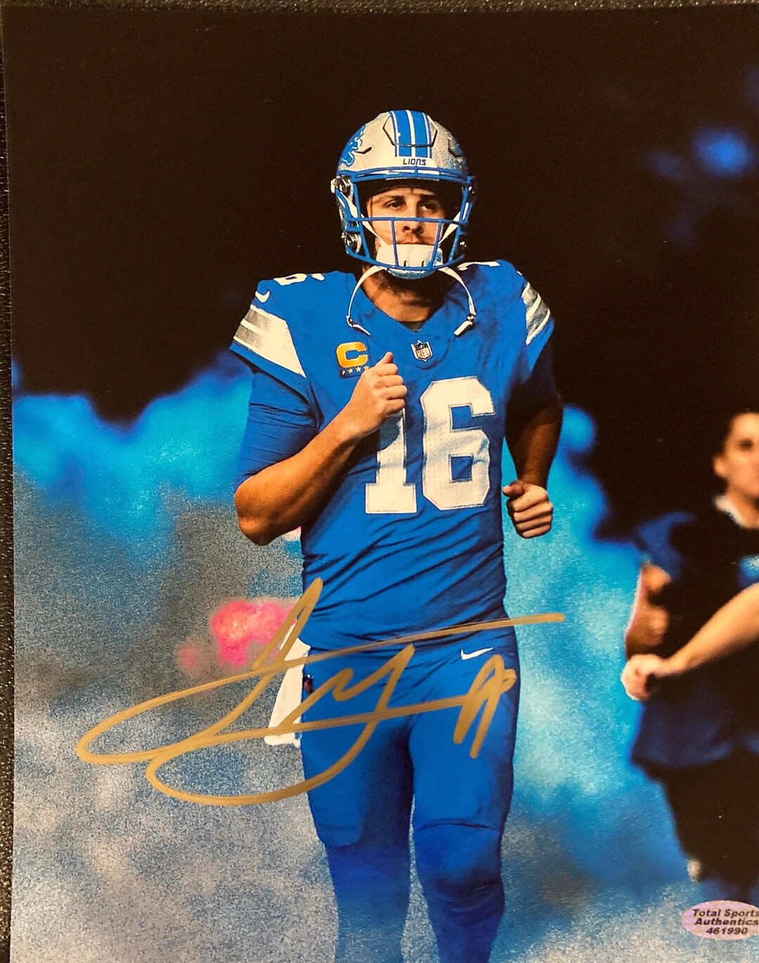Jared Goff Detroit Lions Signed 8x10 Photo COA Hologram - Etsy