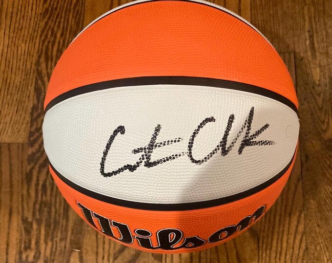 Caitlin Clark Indiana Fever Rookie of the Year Signed Wilson WNBA ...