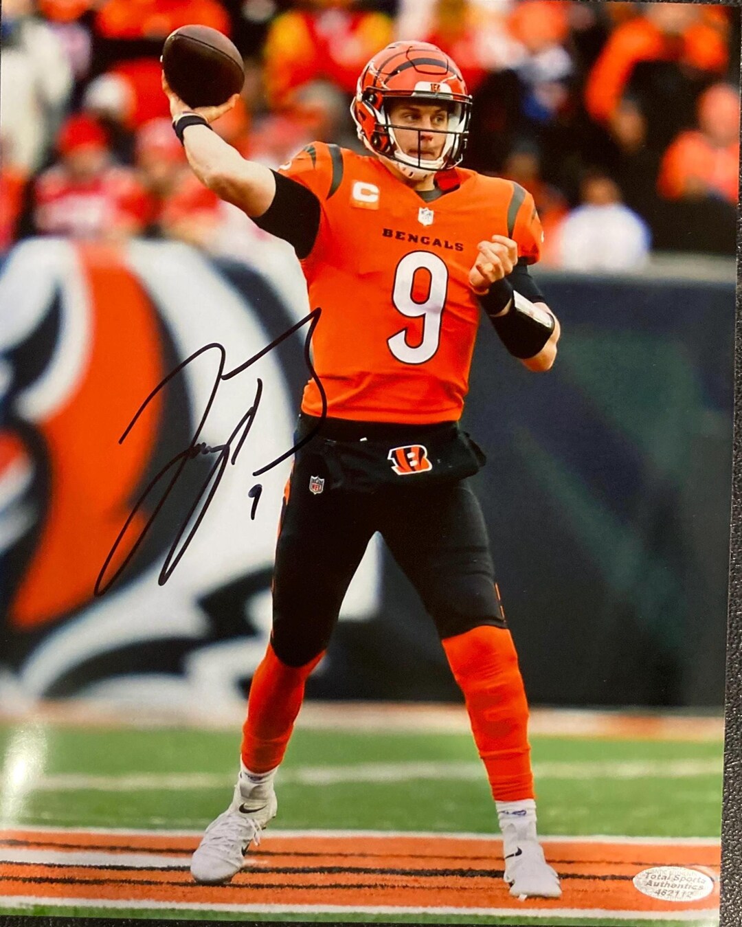 Joe Burrow Cincinnati Bengals Signed 8x10 Photo COA Hologram - Etsy