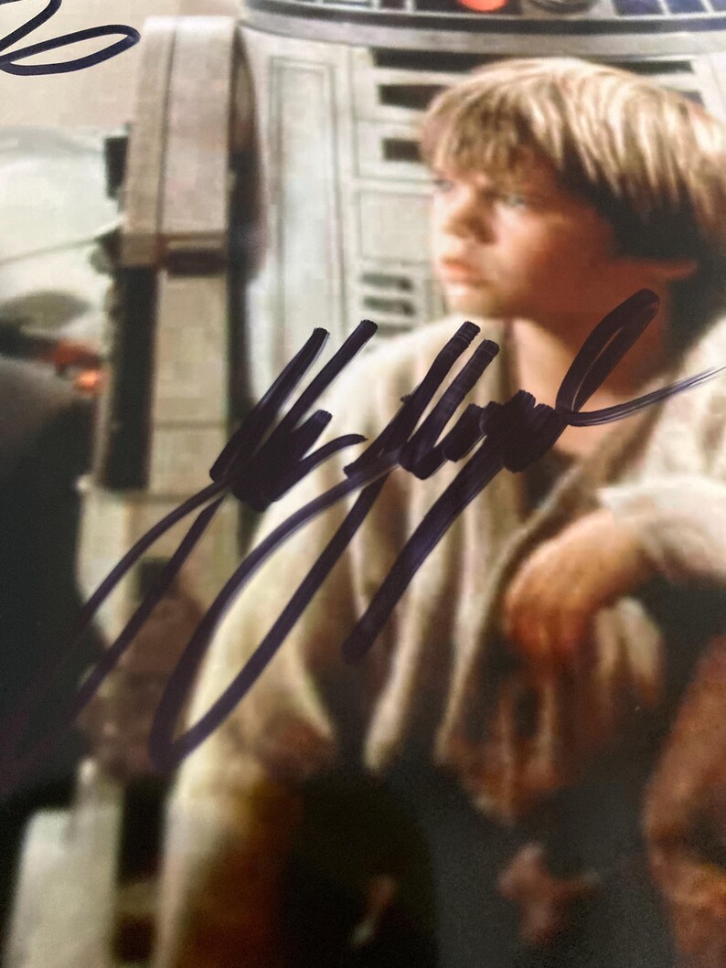 Liam Neeson “qui-gon Jinn” & Jake Lloyd “anakin” Signed Star Wars 8x10 ...