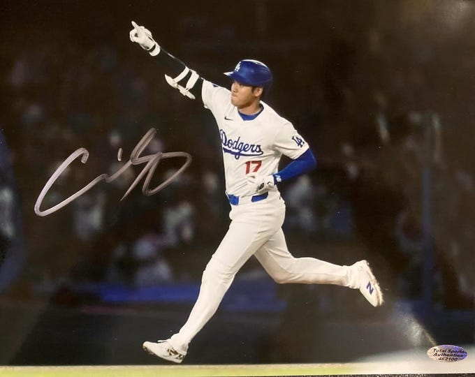 Shohei Ohtani Signed Los Angeles Dodgers 8x10 Photo COA & Hologram - Etsy