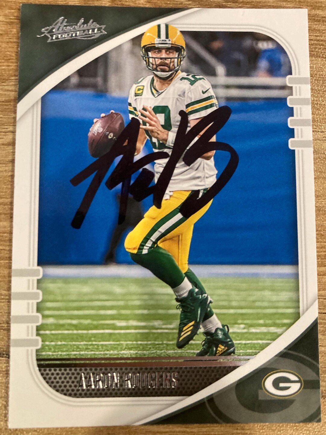 Aaron Rodgers Green Bay Packers Signed NFL Trading Card COA & Hologram ...