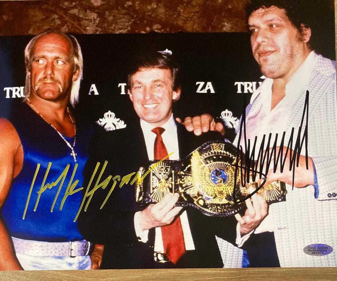 Donald Trump 45th President Hulk Hogan Signed 8x10 Photo COA & Hologram ...