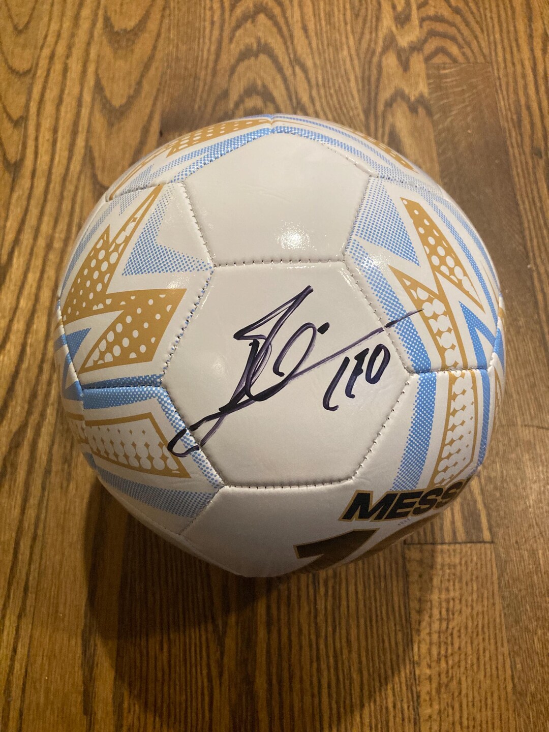 Lionel Messi Signed Argentina National Team Full Size Soccer Ball COA ...