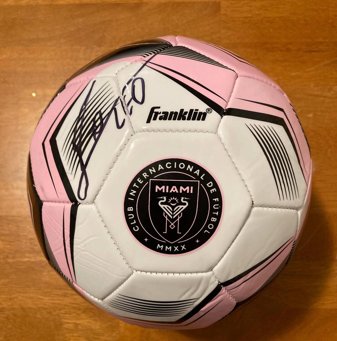 Lionel Messi Signed Inter Miami MLS Soccer Ball COA & Hologram - Etsy