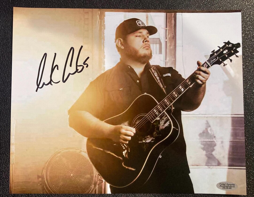 Luke Combs Signed Country Music Superstar 8x10 Photo COA & Hologram - Etsy