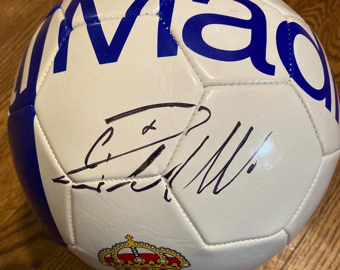 Cristiano Ronaldo Signed Real Madrid Soccer Ball COA & Hologram - Etsy