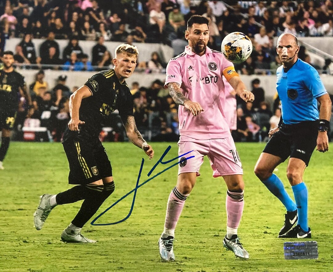 Lionel Messi Signed Inter Miami 8x10 Photo COA & Hologram - Etsy