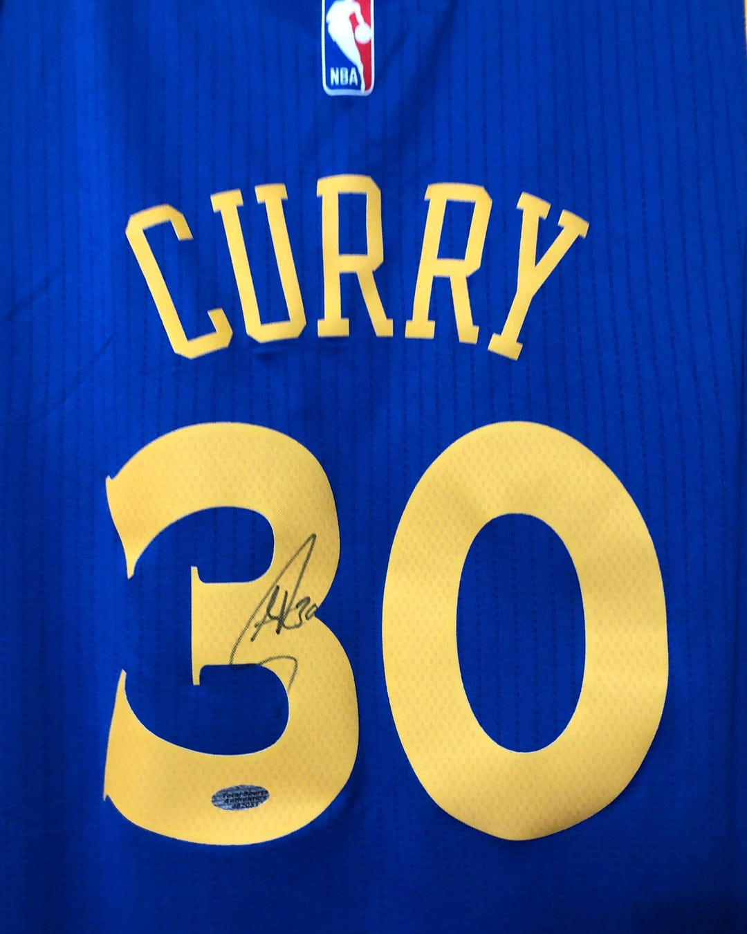 Steph Curry Golden State Warriors Signed NBA Jersey COA & Hologram - Etsy