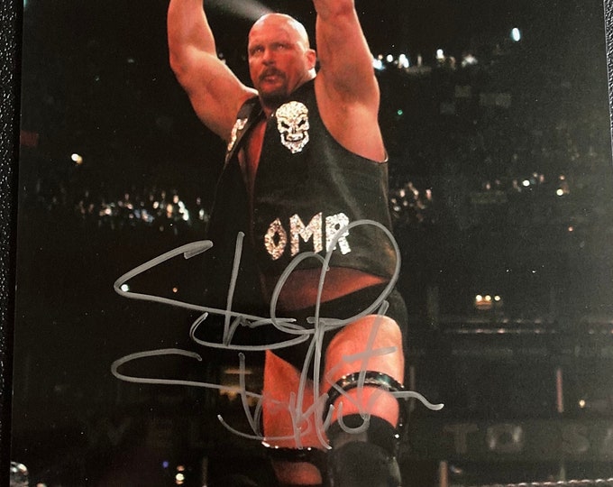 Stone Cold Steve Austin Signed WWE 8x10 Photo COA & Hologram - Etsy