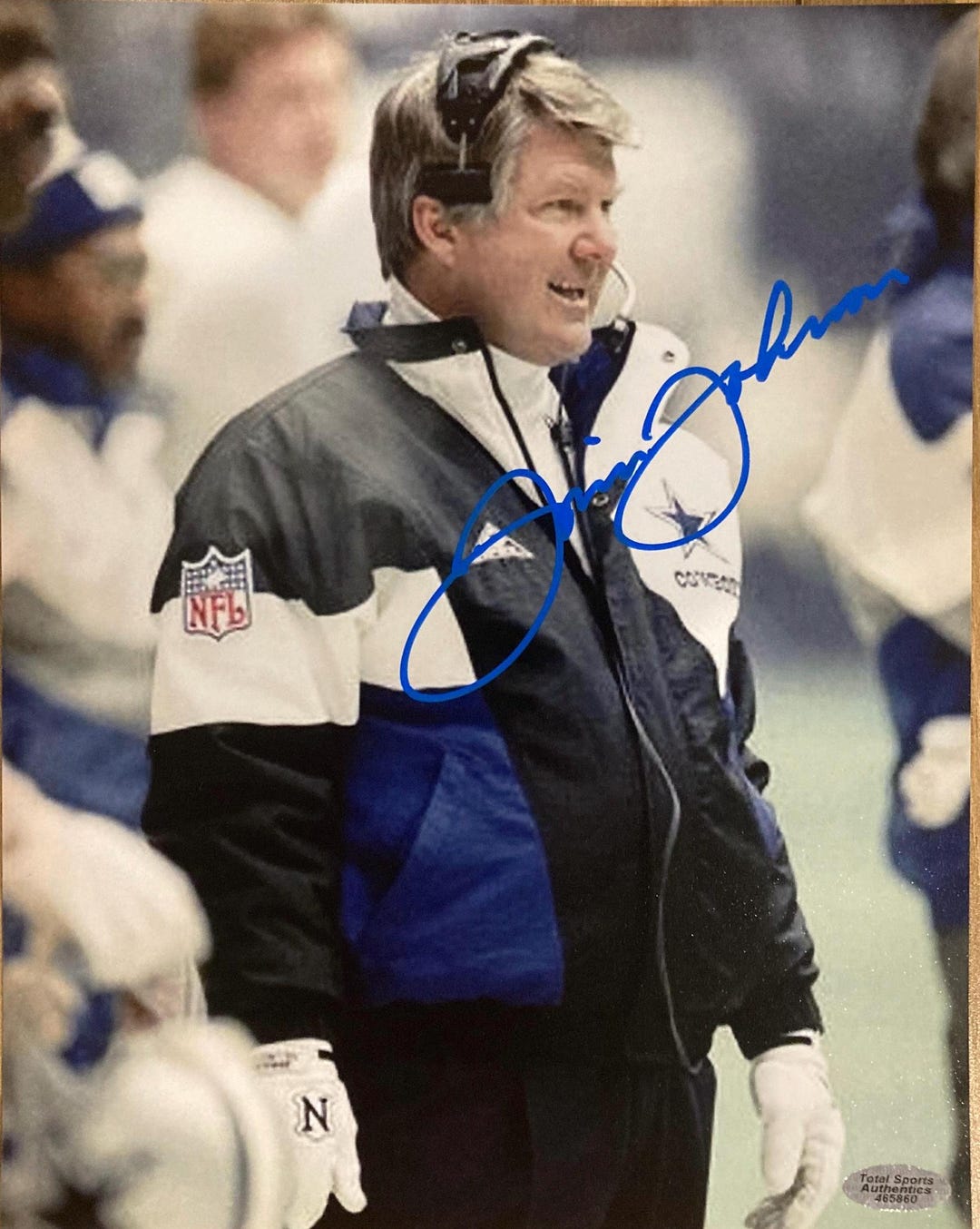 Jimmy Johnson Signed Dallas Cowboys 8x10 Photo COA & Hologram - Etsy