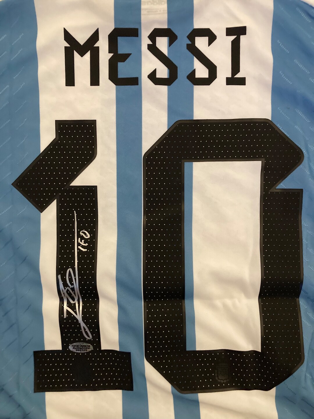 Lionel Messi Signed Soccer Jersey COA & Hologram - Etsy
