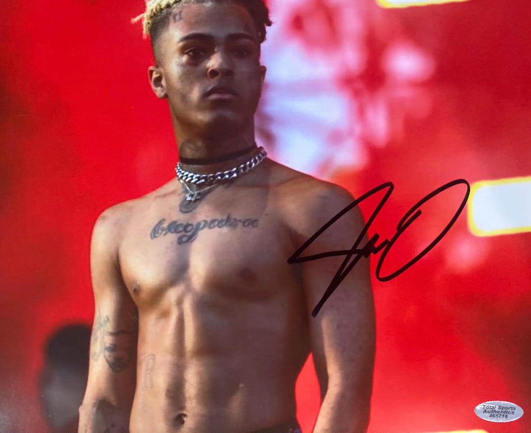 Xxxtentacion Hip Hop Superstar Signed 8x10 Photo COA & Hologram - Etsy UK