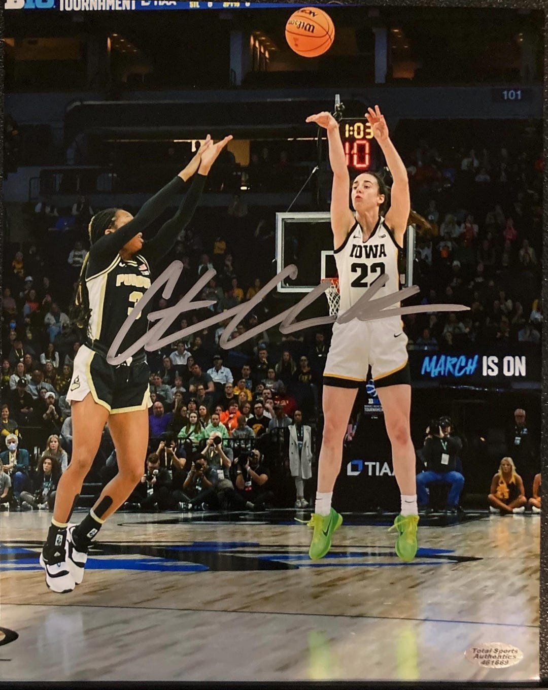 Caitlin Clark Indiana Fever/iowa Hawkeyes Signed 8x10 Photo COA ...
