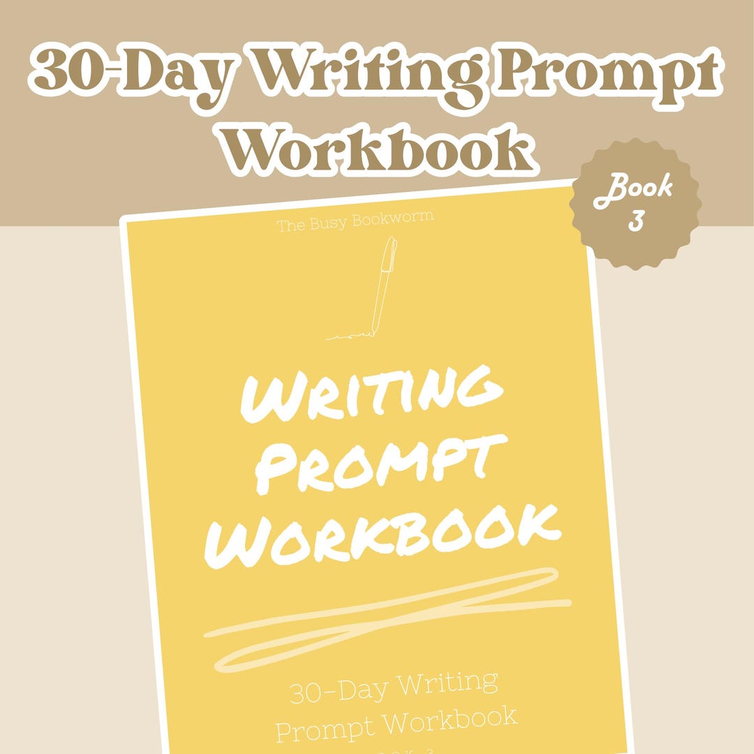 30-day Writing Prompt Workbook (book 3); Creative Writing Exercises ...