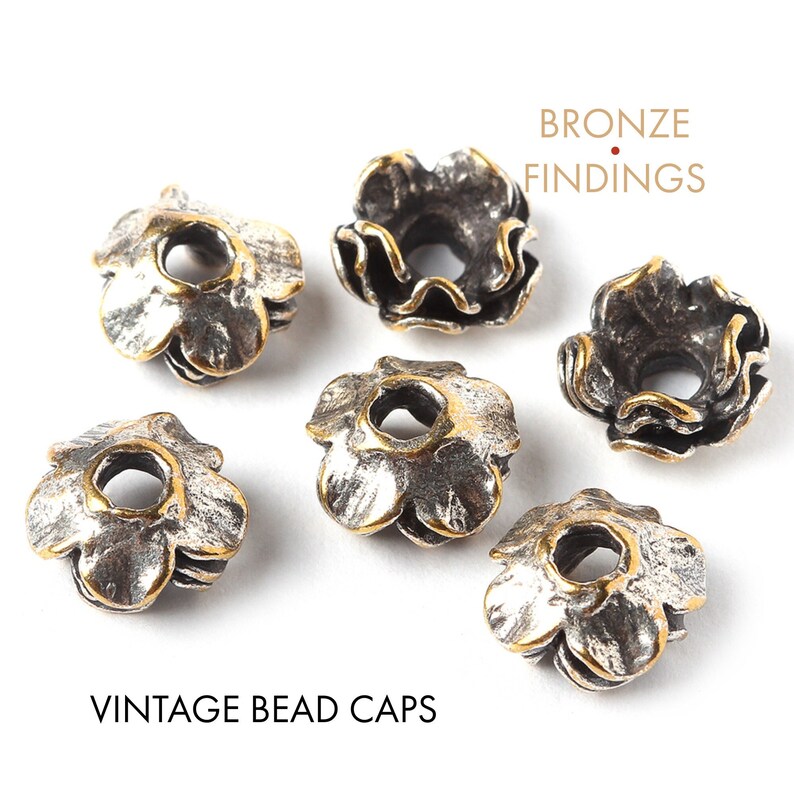 Nature Inspired Artisan Bead Caps Jewelry Findings - Etsy