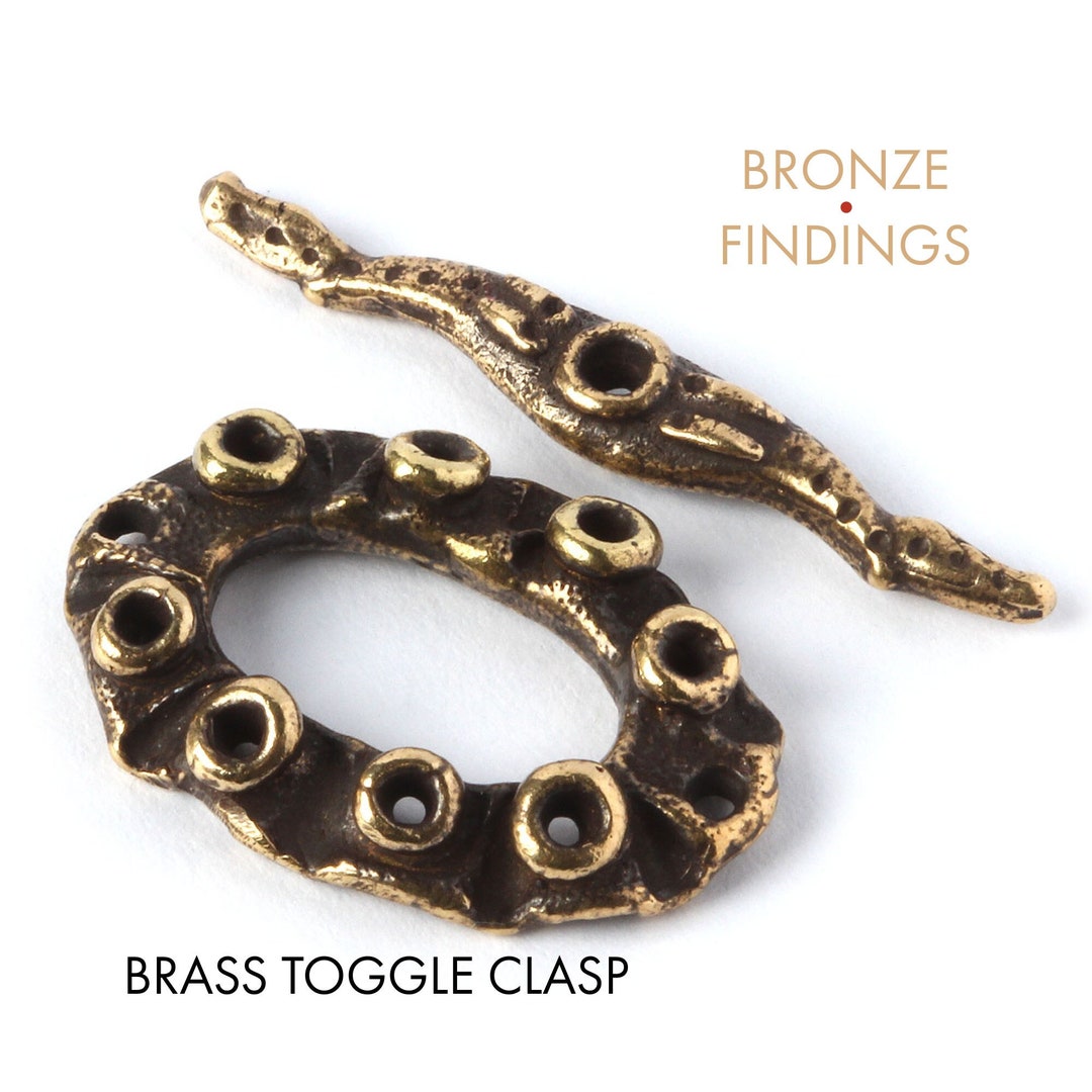 Nautical Style Brass Findings Toggle Clasp - Etsy