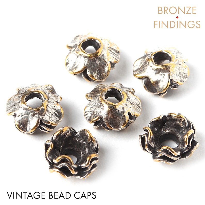 Nature Inspired Artisan Bead Caps Jewelry Findings - Etsy