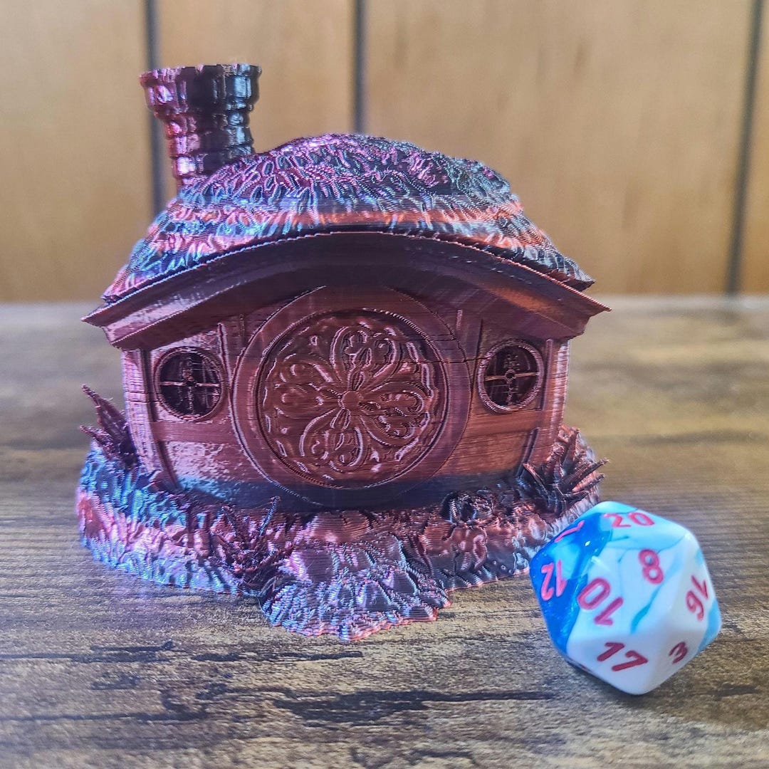Halfling Hut Dice Vault | 3D Printed Dice Jail | Fate's End - Etsy
